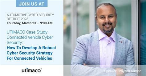 Utimaco On Linkedin Utimaco Automotive Cybersecurity Detroit 2023