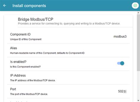 Configuration Open Energy Management System