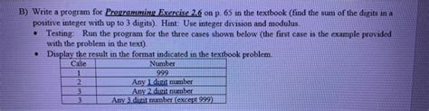 Solved B Write A Program For Programming Exercise 26 On P