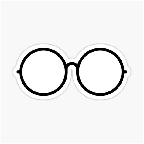 Nerd Wizard Glasses Sticker For Sale By Madraso Redbubble