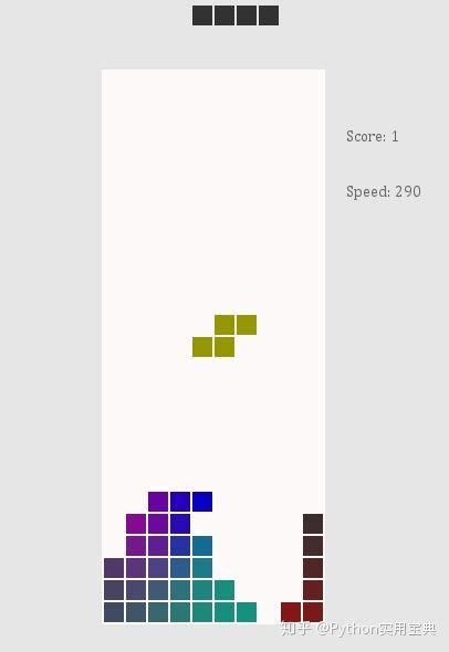 Python 精美俄罗斯方块开源项目 知乎
