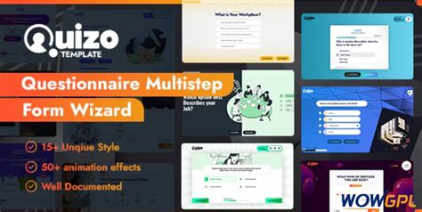 Quizo And Questionnaire Multistep And Quiz Form Wizarddownload