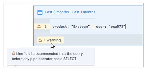 Query Using Advanced Query Language Operators Exabeam Documentation
