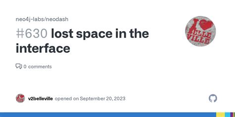 Lost Space In The Interface · Issue 630 · Neo4j Labsneodash · Github