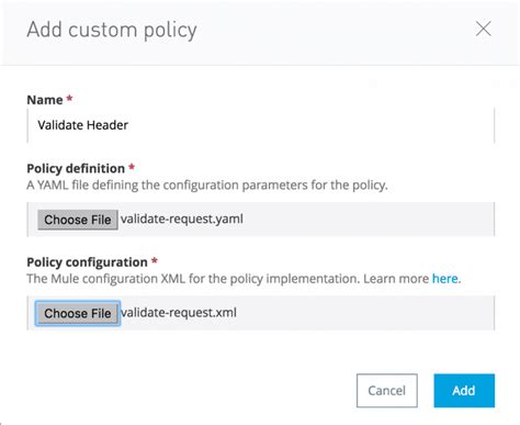 HowTo Custom API Policy With Anypoint Platform MuleSoft Blog