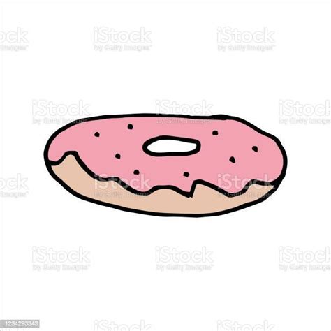 흰색 배경 과자 케이크 과자 스톡 일러스트 레이션 벡터 핸드 드로잉 인쇄를위한 디자인 요소 도자기 스크랩 북 엽서에 고립 0명에 대한 스톡 벡터 아트 및 기타 이미지