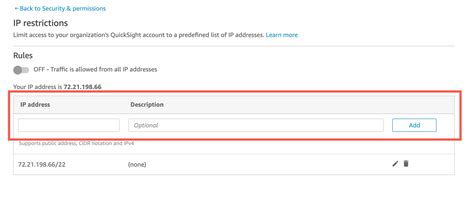 Use Ip Restrictions To Control Access To Amazon Quicksight Aws Big Data Blog