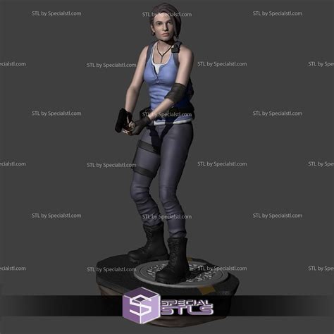 Jill Valentine 3d Model Standing Specialstl