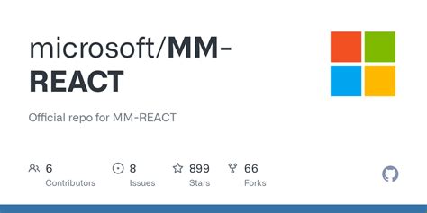 Github Microsoftmm React Official Repo For Mm React