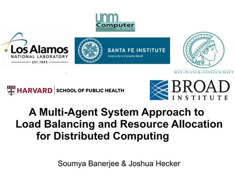 A Multi Agent System Approach To Load Balancing And Resource Allocation For Distributed