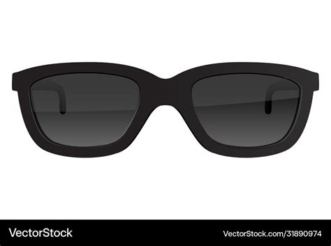Sunglasses Front View Royalty Free Vector Image