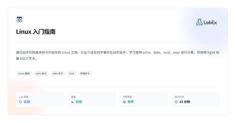 Linux 入门 Labex