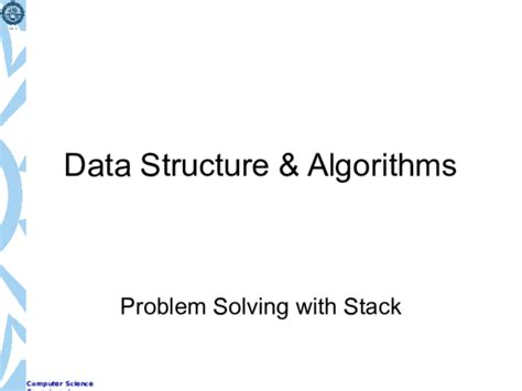 Ppt Data Structure And Algorithmsppt