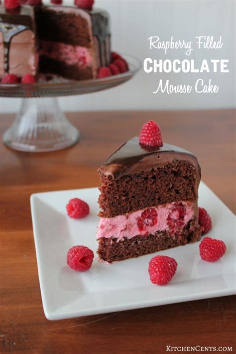 Raspberry Filled Chocolate Mousse Cake For Any Occasion Kitchen Cents