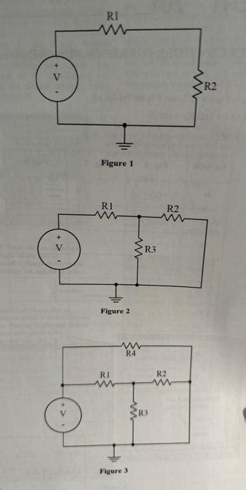 Solved For The Circuits Shown In Figures 1 2 And 3 In The Chegg Com