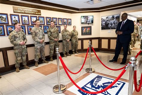 Dvids Images Secdef Visits 18th Airborne Corps Hq And Jsoc On Fort
