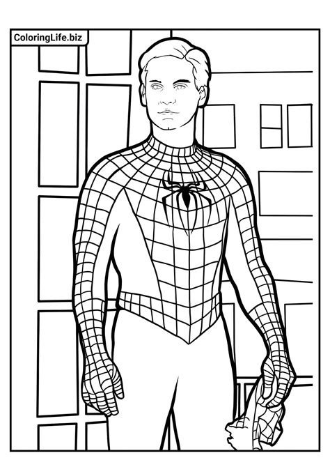 Раскраски Человек Паук Распечатать бесплатно