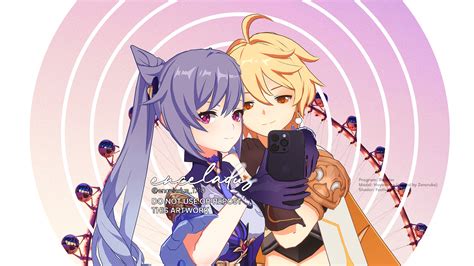 Aether X Keqing 9 By Maiadumatol On Deviantart