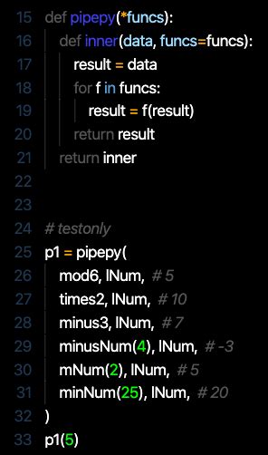 Python Pipe Oriented Programming Dev Community