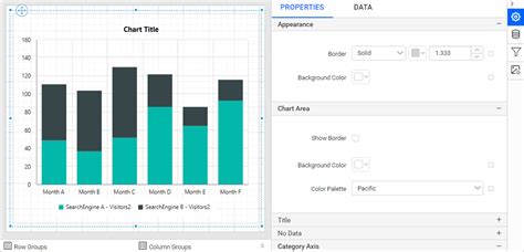 Stacked Column Chart Aspnet Web Forms Platform