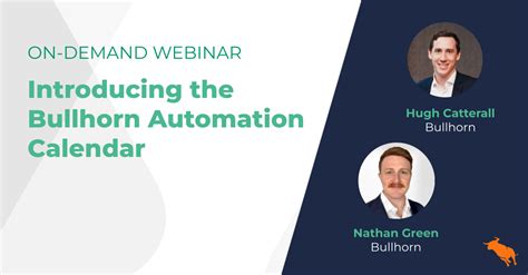[apac] Introducing The Bullhorn Automation Calendar Bullhorn