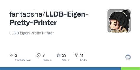 Github Fantaoshalldb Eigen Pretty Printer Lldb Eigen Pretty Printer