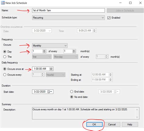Create A Sql Job To Run A Stored Procedure Atlas Precision Consulting