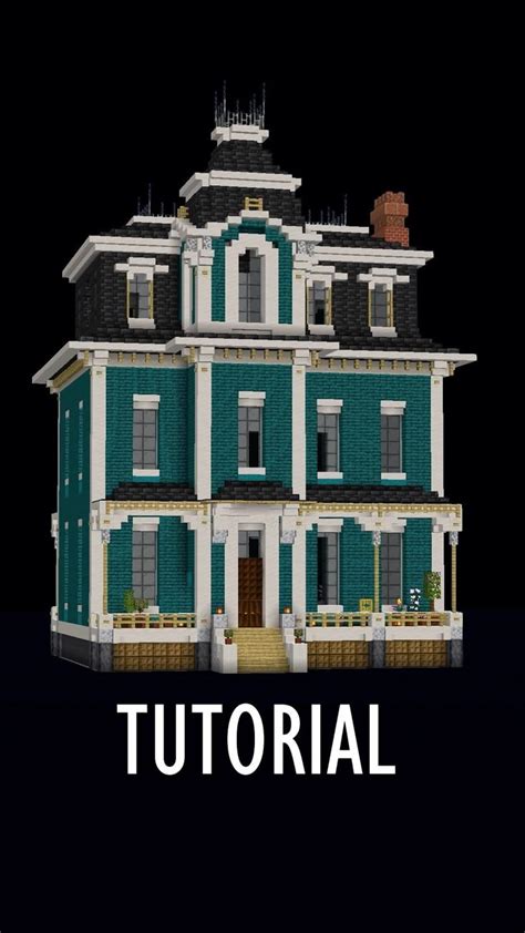 Minecraft Tutorial How To Build A Victorian House