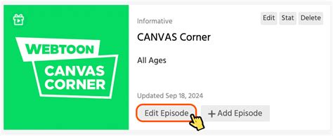 Delete Process Improvements Series And Episodes WEBTOON CANVAS