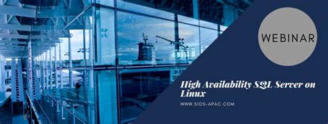 Webinar High Availability Sql Server On Linux