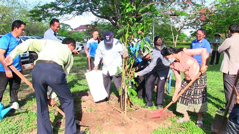 ສະຖາບັນການເມືອງ ແລະ ການປົກຄອງແຫ່ງຊາດ ຈັດກິດຈະກຳ ເນື່ອງໃນວັນປູກຕົ້ນໄມ້ແຫ່ງຊາດ ສະຖາບັນການເມືອງ