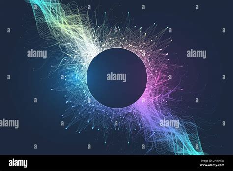 Quantum Computer Technology Banner Design Template Concept Deep