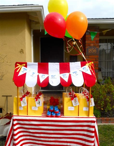 Circus Birthday Carnival Prize Table Circus Concession Stand Circus