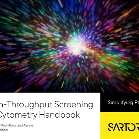 High Throughput Screening Hts By Cytometry Handbook Sartorius