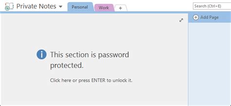 How To Password Protect Onenote Notebooks And Sections