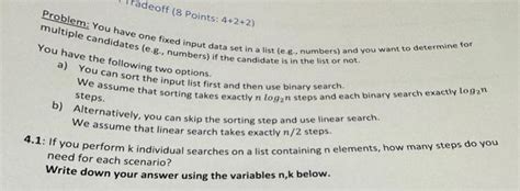 Solved 8 Points 422 Multiple Candidates One Fixed