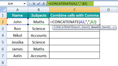 CONCATENATE In Excel Formula Examples How To Use