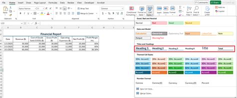 Heading In Excel Format Menu How To Format Your Excel Spreadsheets