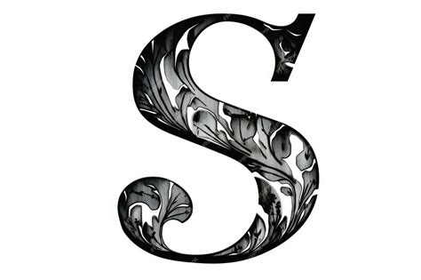 Premium Ai Image Letter S Stencil On White Background