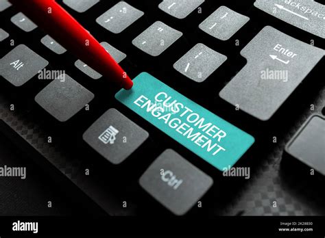 Sign Displaying Customer Engagement Concept Meaning Communication