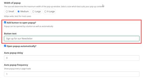 Widgets How To Create A Pop Up Widget Evessio Knowledge Base
