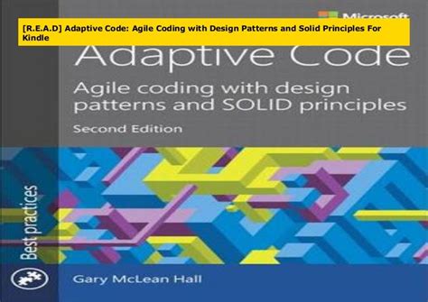 [r e a d] adaptive code agile coding with design patterns and solid