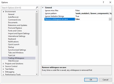 Visual Studio Remove Trailing Whitespace Design Talk