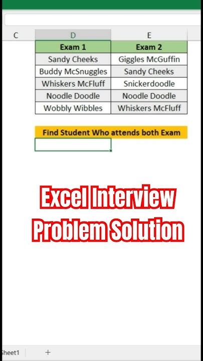 Master This Excel Interview Question Youtube