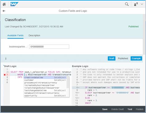 Sap S 4hana Extensibility In App And Side By Side