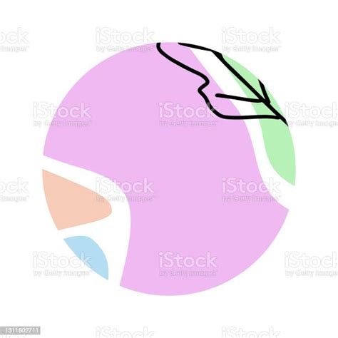 원의 추상적인 현대 그래픽 요소입니다 단풍의 검은 윤곽선 흐르는 액체 모양의 배경 0명에 대한 스톡 벡터 아트 및 기타 이미지 0명 디자인 요소 러시아 Istock