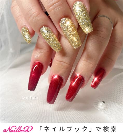 手が綺麗に見えるネイル 冬 バレンタイン クリスマス ハンド 🦋naoh Ivy Nailsalon [心斎橋] のネイルデザイン[no 9167768]｜ネイルブック