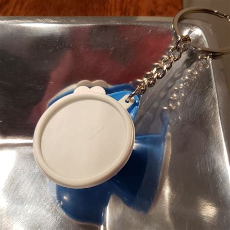 Key Tupperware Thatsa Bowl Key Chain Blue Keychain Keychain Keychain Set