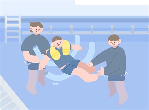 물리치료재활치료 일러스트 일러스트 포트폴리오 크몽