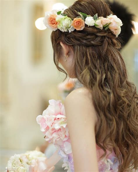 結婚式花嫁の髪型ウェディングヘアアレンジまとめ みんなのウェディングニュース Kawaii Hairstyles Cute
